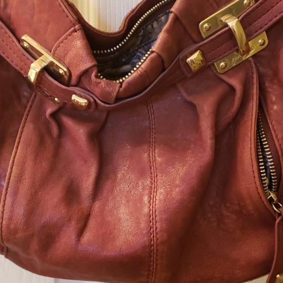 Junior Drake | Bags | Junior Drake Saddle Brown Leather Crossbody ...